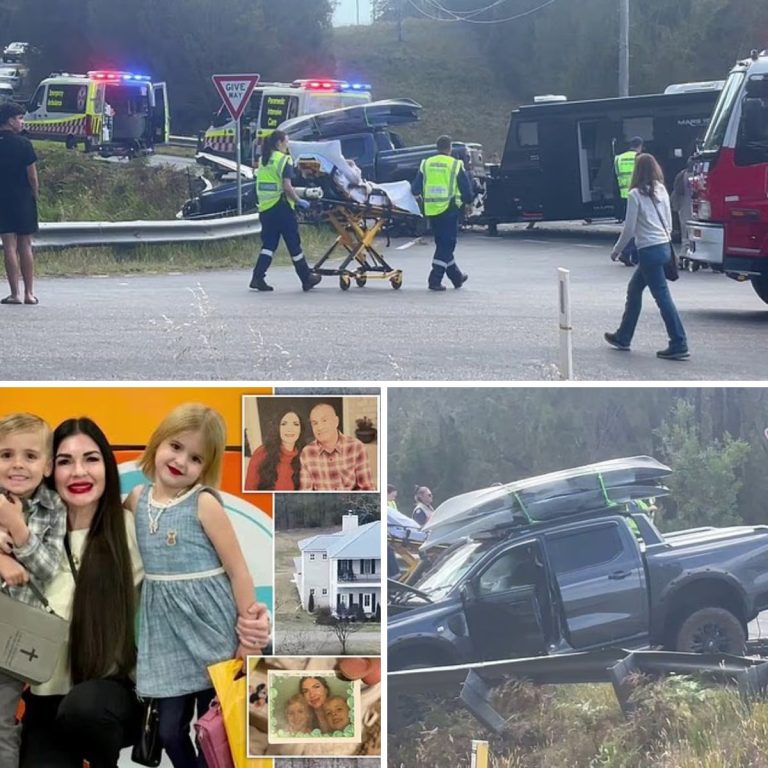 Seven people injured after three cars and a caravan collide near ...